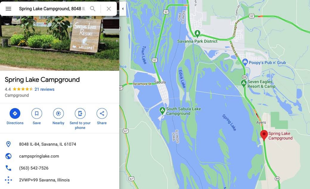 Spring Lake Campground – "Welcome To The Sanctuary"